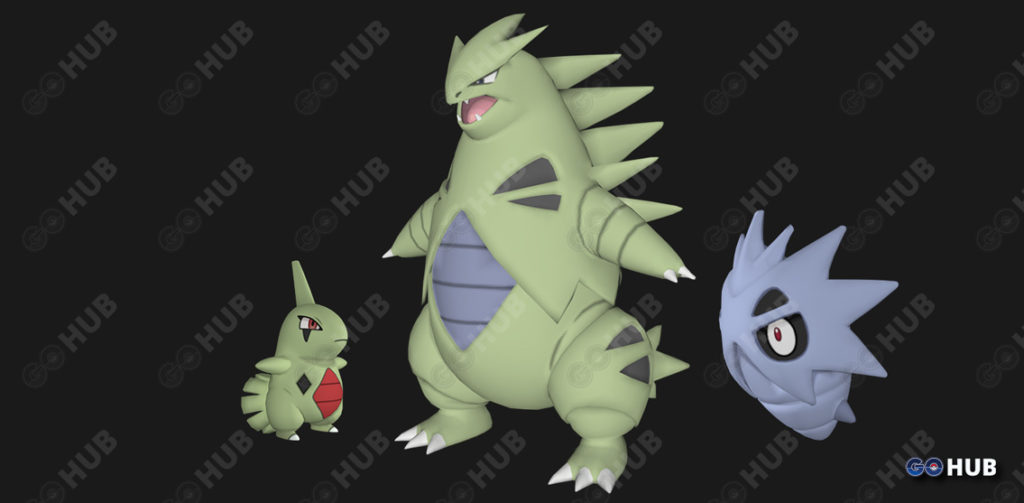 Larvitar, Pupitar and Tyranitar normal models changed, shiny models leaked in network traffic ...