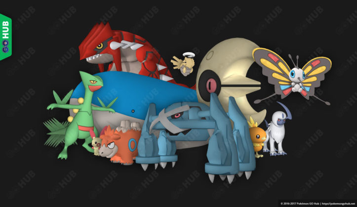 Pokemon GO Generation III Shiny chart | Pokémon GO Hub