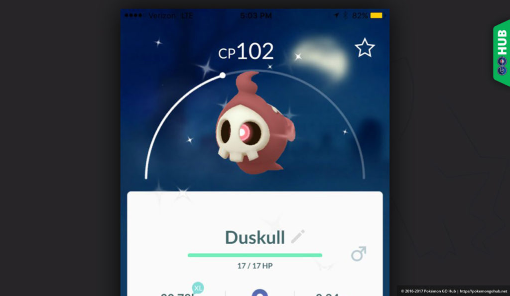 Shiny Duskull has been released and new spawn points added! | Pokémon ...