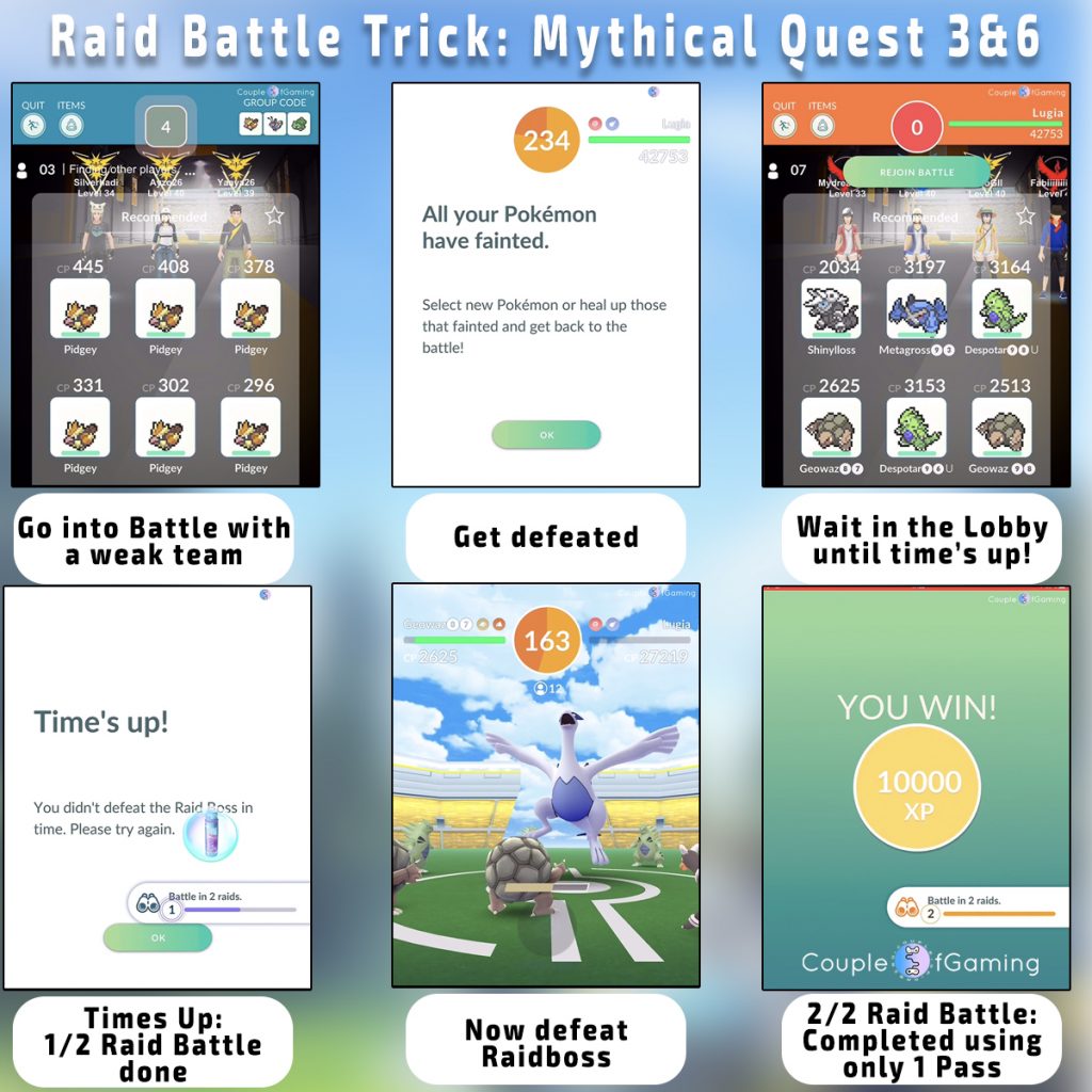 Special Research: Raid Battle Trick | Pokémon GO Hub