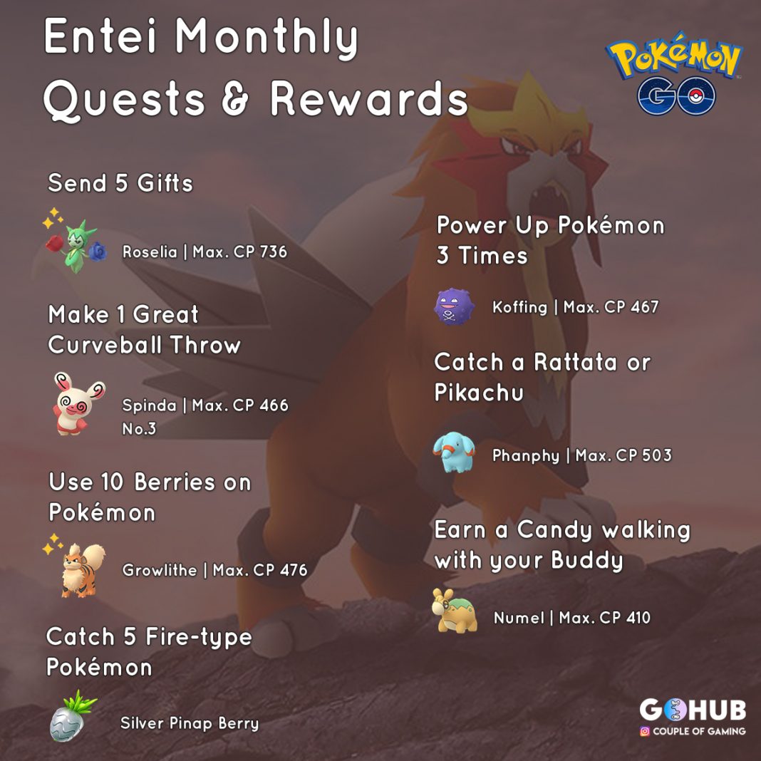 September Field Research Quests (Entei, September 2018 edition ...