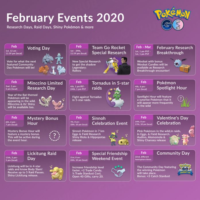 February 2020 Pokémon GO Events | Pokémon GO Hub