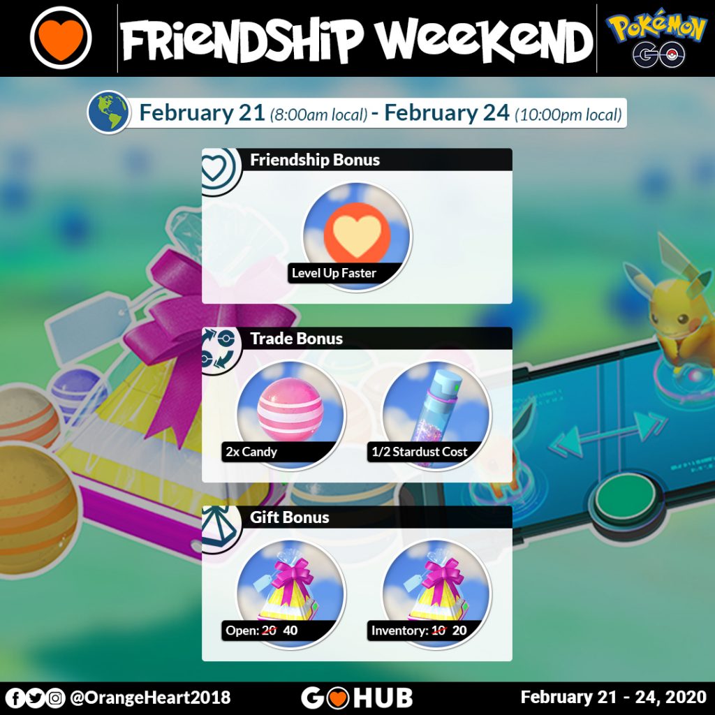 Friendship Weekend 2020: Bonuses, Tips, and Tricks | Pokémon GO Hub