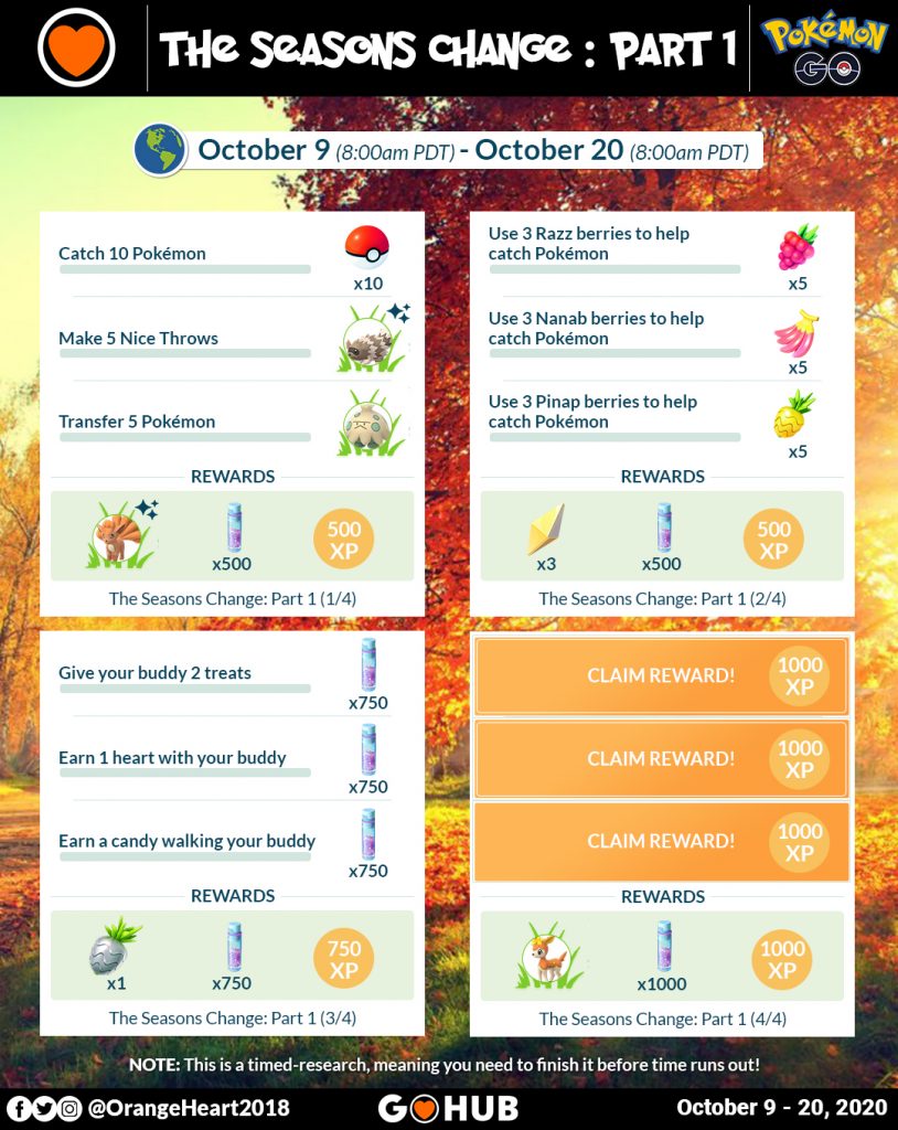 Pokémon GO 2020 Autumn Event Guide | Pokémon GO Hub