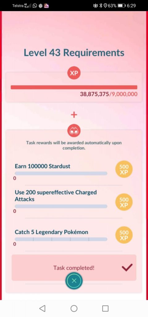 Australian Level 40+ Test Report: Level up requirements, Platinum ...