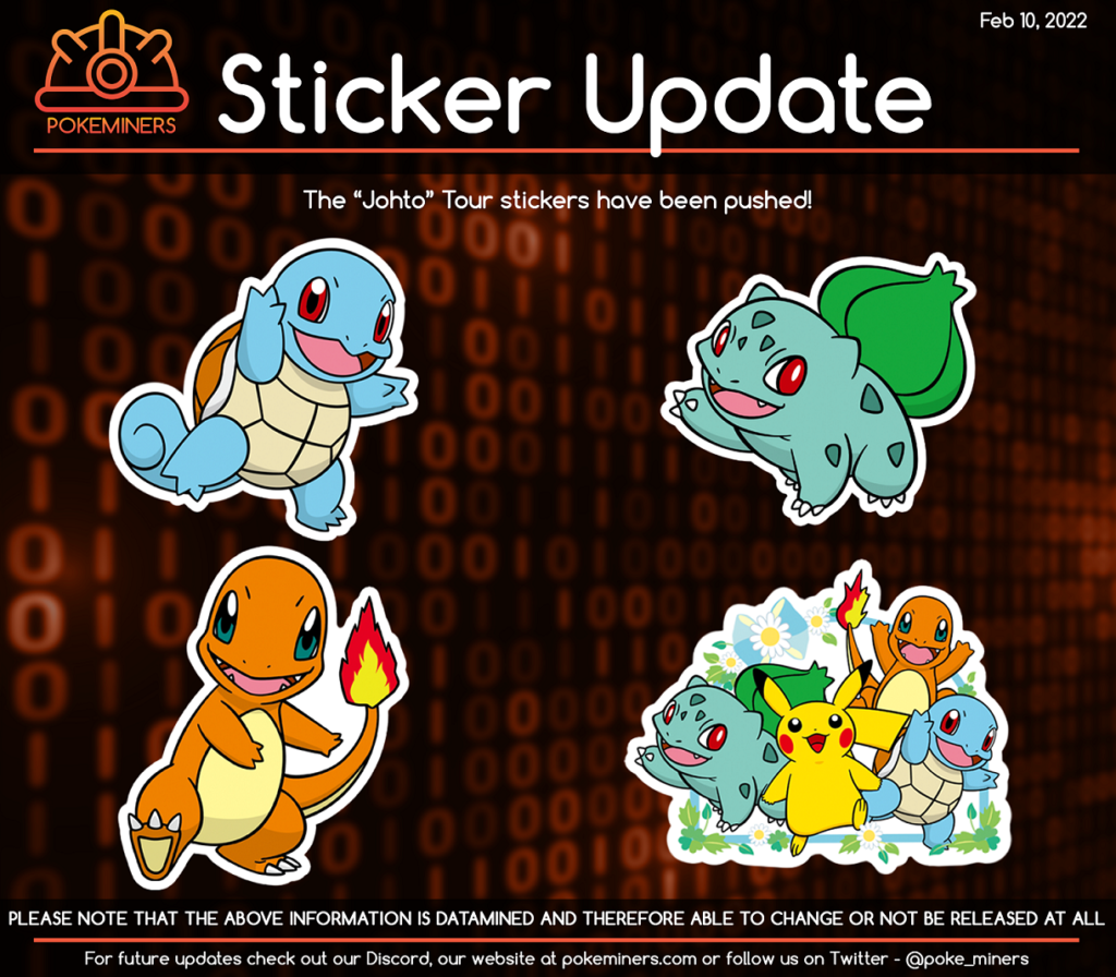 Music, Badges, and Stickers pushed for Johto Tour | Pokémon GO Hub