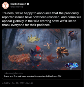 Zorua's Release: A timeline of Errors, Frustration, and Anger | Pokémon ...