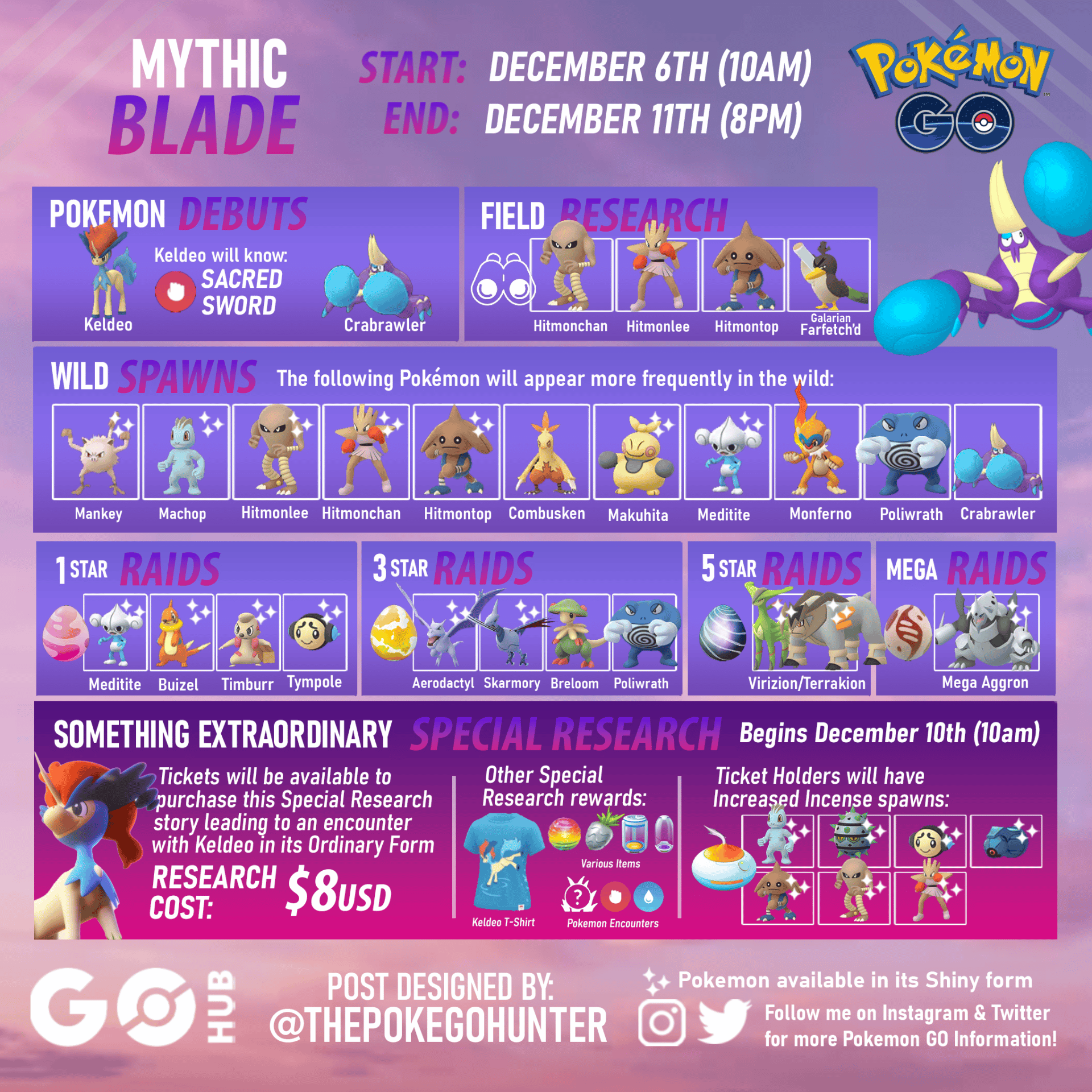 Pokémon GO Mythic Blade Event | Pokémon GO Hub