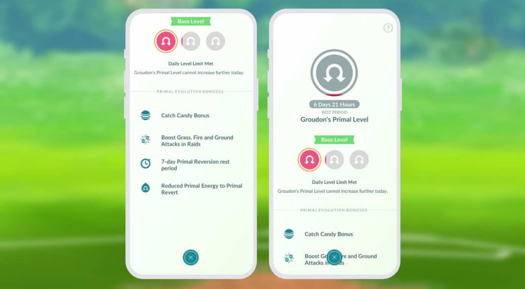 Pokémon GO Primal Reversion | Pokémon GO Hub