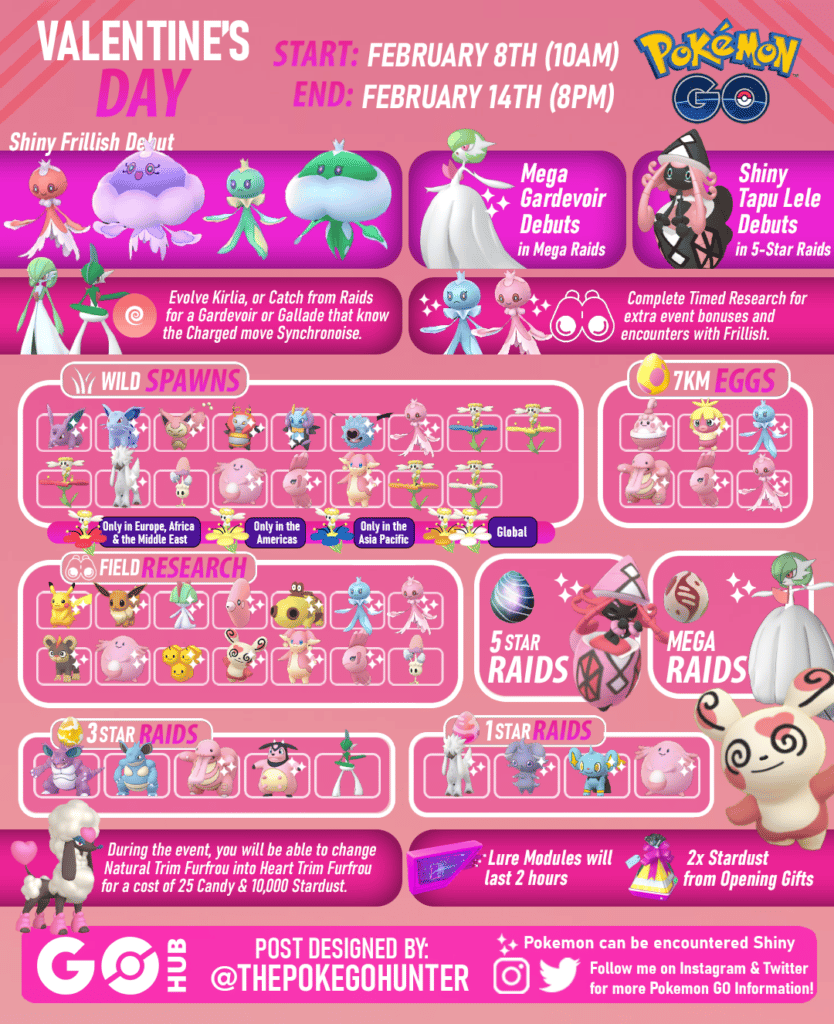 Pokémon GO Valentine’s Day 2023 Event | Pokémon GO Hub