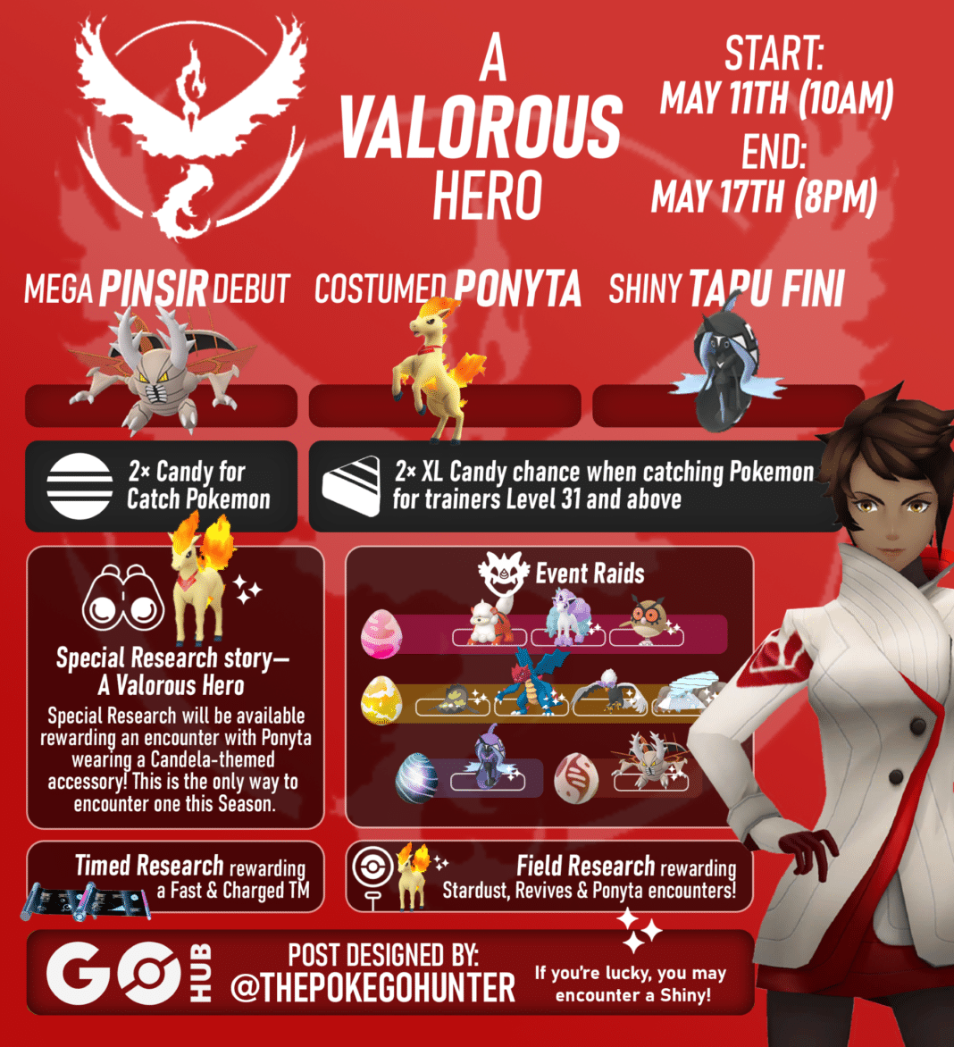 A Valorous Hero Event Guide | Pokémon GO Hub