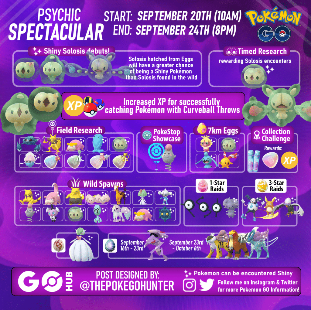 Pokémon GO Psychic Spectacular 2023 Event | Pokémon GO Hub