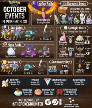 Pokémon GO October 2023 Event Guide | Pokémon GO Hub