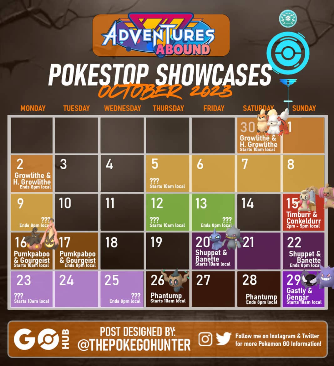 Pokémon GO October 2023 Event Guide | Pokémon GO Hub