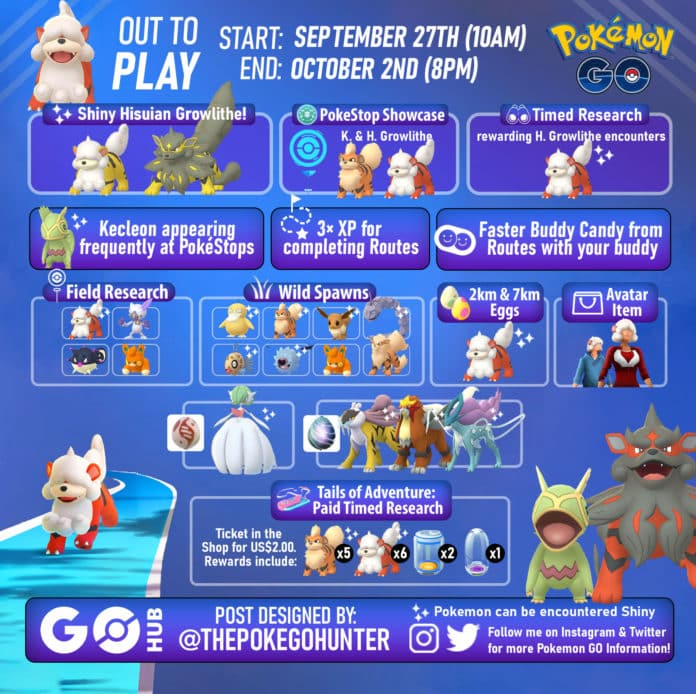Out to Play (Pokémon GO Event Guide) | Pokémon GO Hub