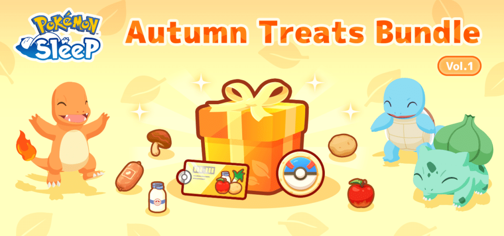 Pokémon Sleep: Autumn Bundles Vol.1 2023 | Pokémon GO Hub