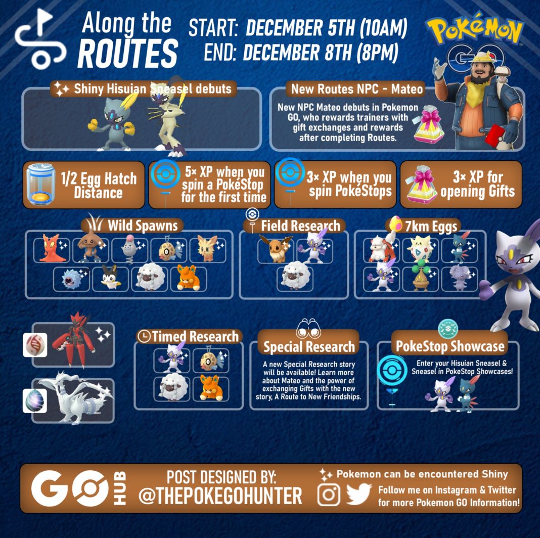 Along the Routes | Pokémon GO Hub