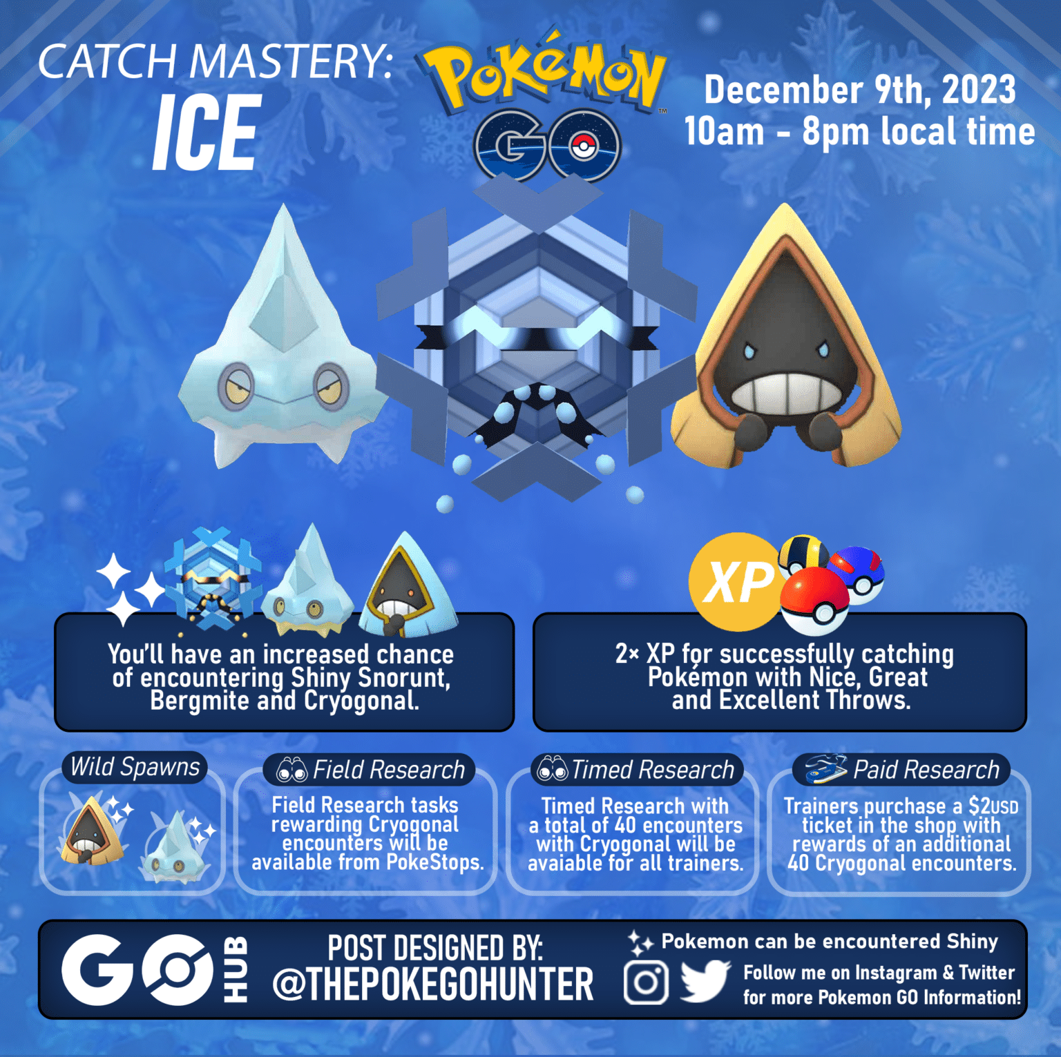 Catch Mastery Ice Event | Pokémon GO Hub