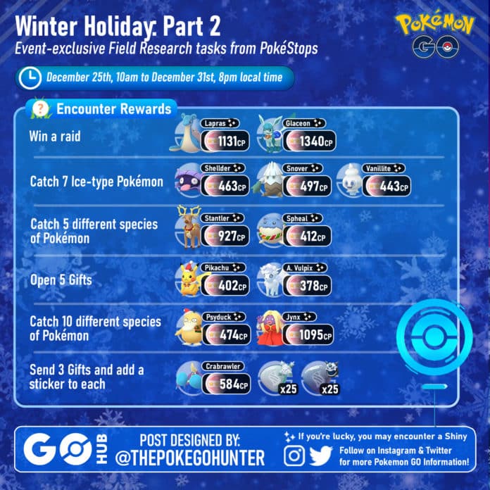 Pokémon GO Winter Holiday 2023: Part 2 | Pokémon GO Hub