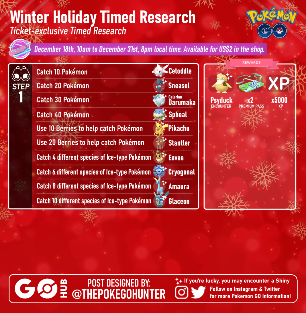 Pokémon GO Winter Holiday 2023 Part One | Pokémon GO Hub
