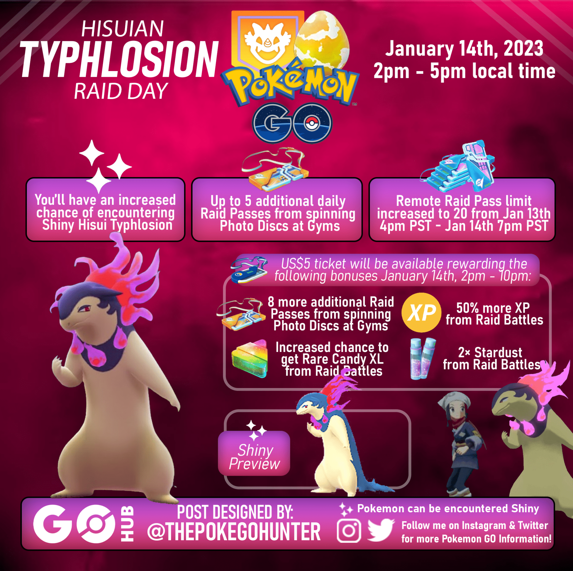 Raid Day: Hisuian Typhlosion | Pokémon GO Hub