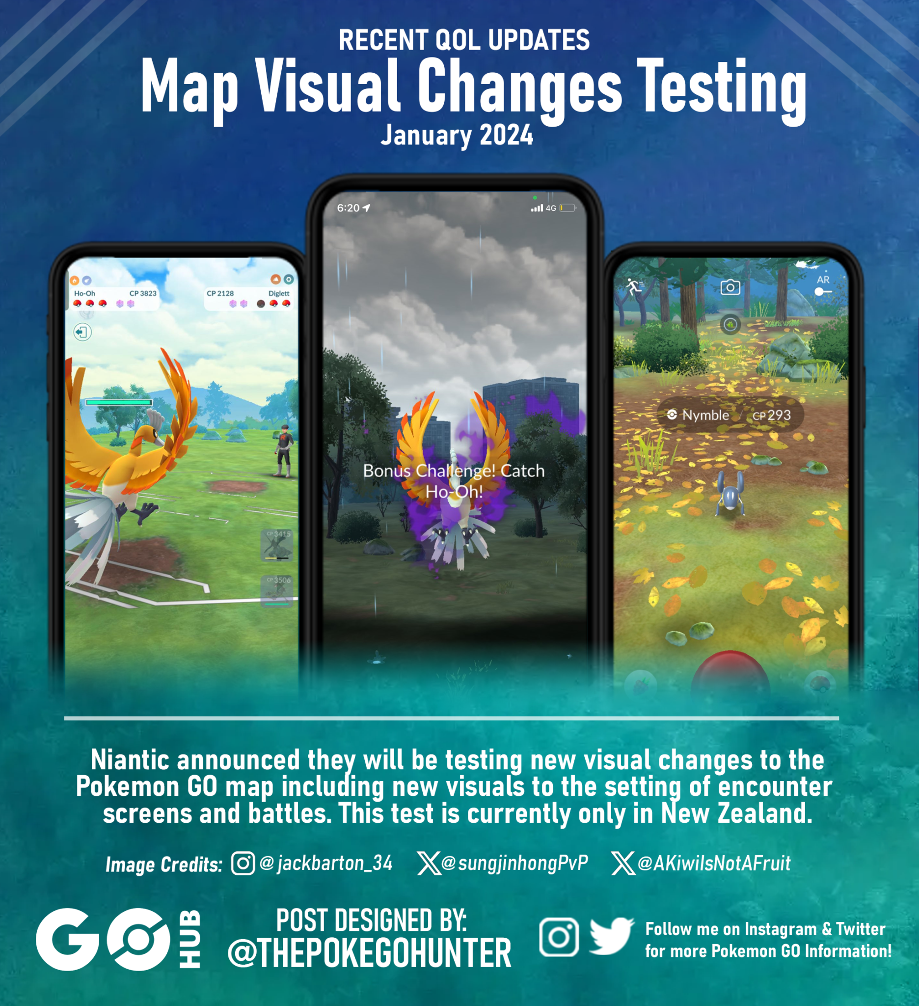 Niantic is Testing New Pokémon Catch Backgrounds and other Visual ...