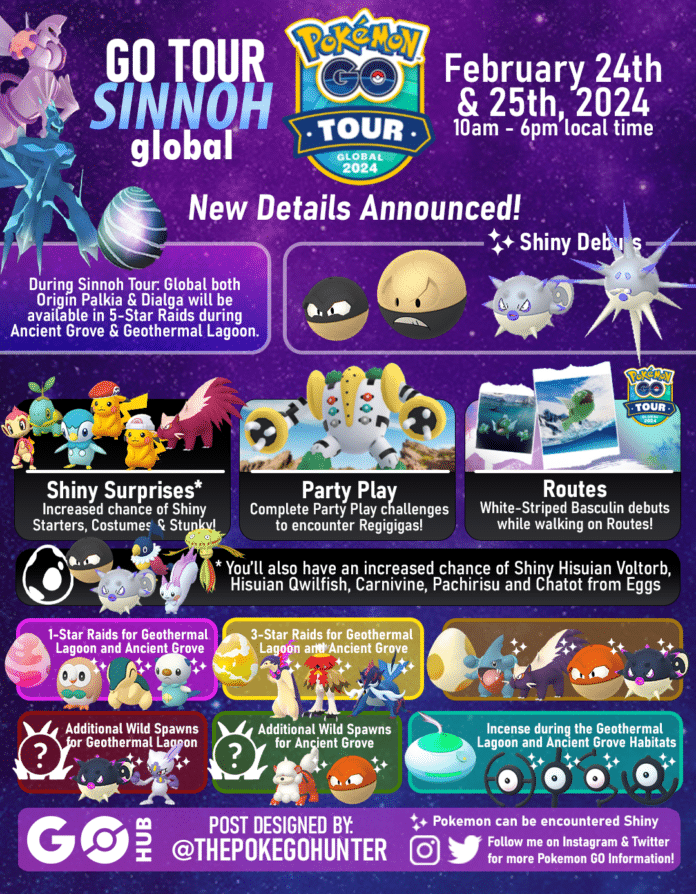 Pokémon GO Tour Sinnoh: Global | Pokémon GO Hub