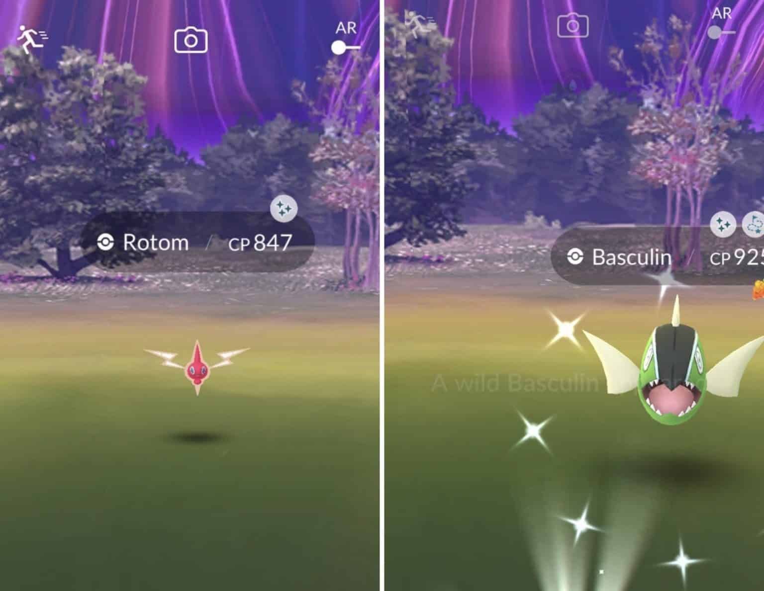 LA Shiny Reports: Rotom and White Striped Basculin | Pokémon GO Hub