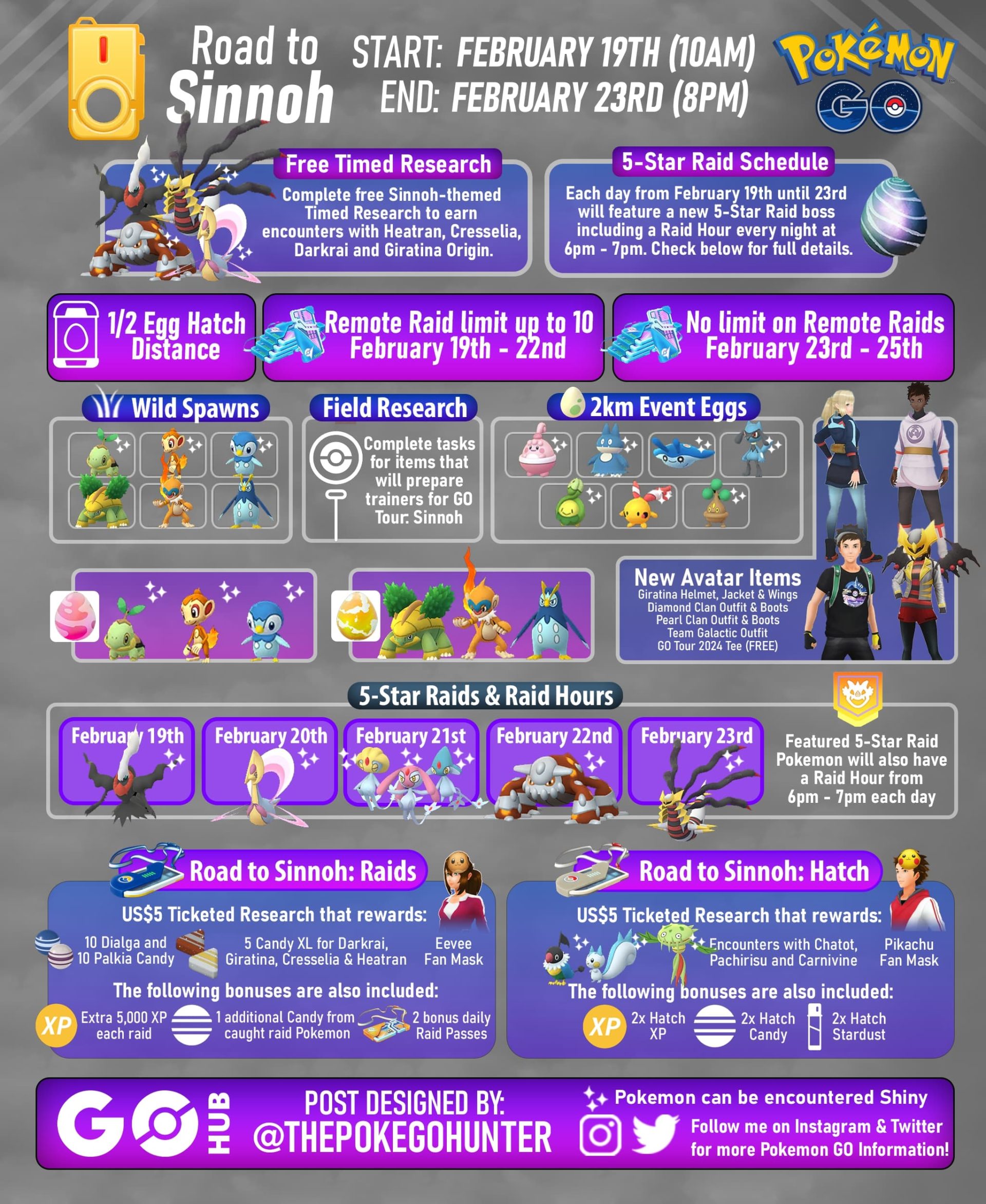 Pokémon GO Road to Sinnoh: Complete Event Guide | Pokémon GO Hub