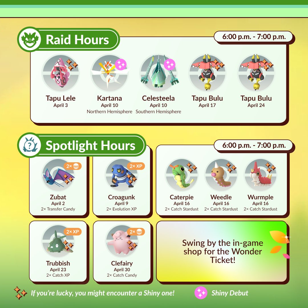 Pokémon GO April 2024 Event Guide | Pokémon GO Hub
