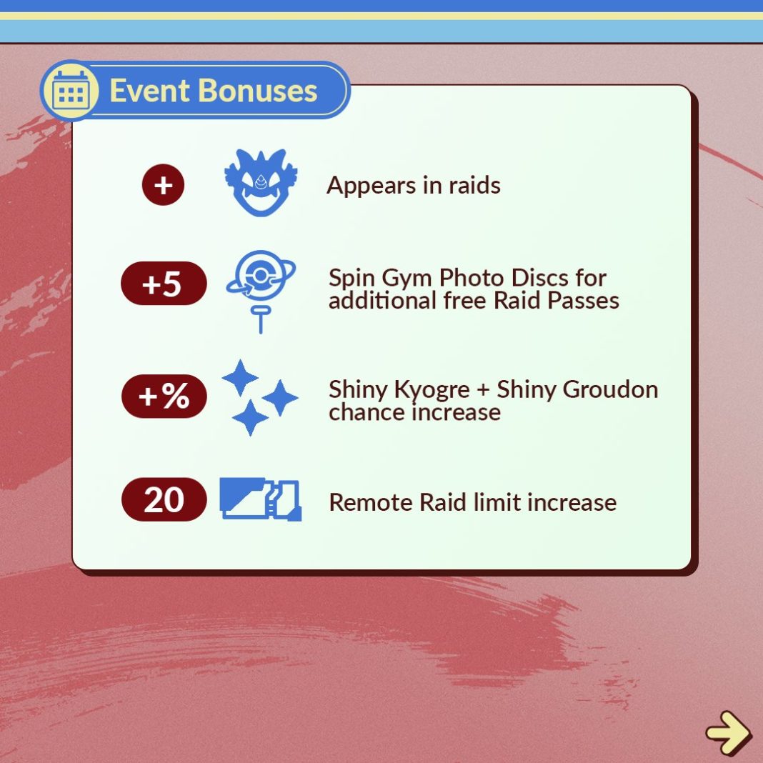 Primal Kyogre and Primal Groudon Raid Days announced | Pokémon GO Hub
