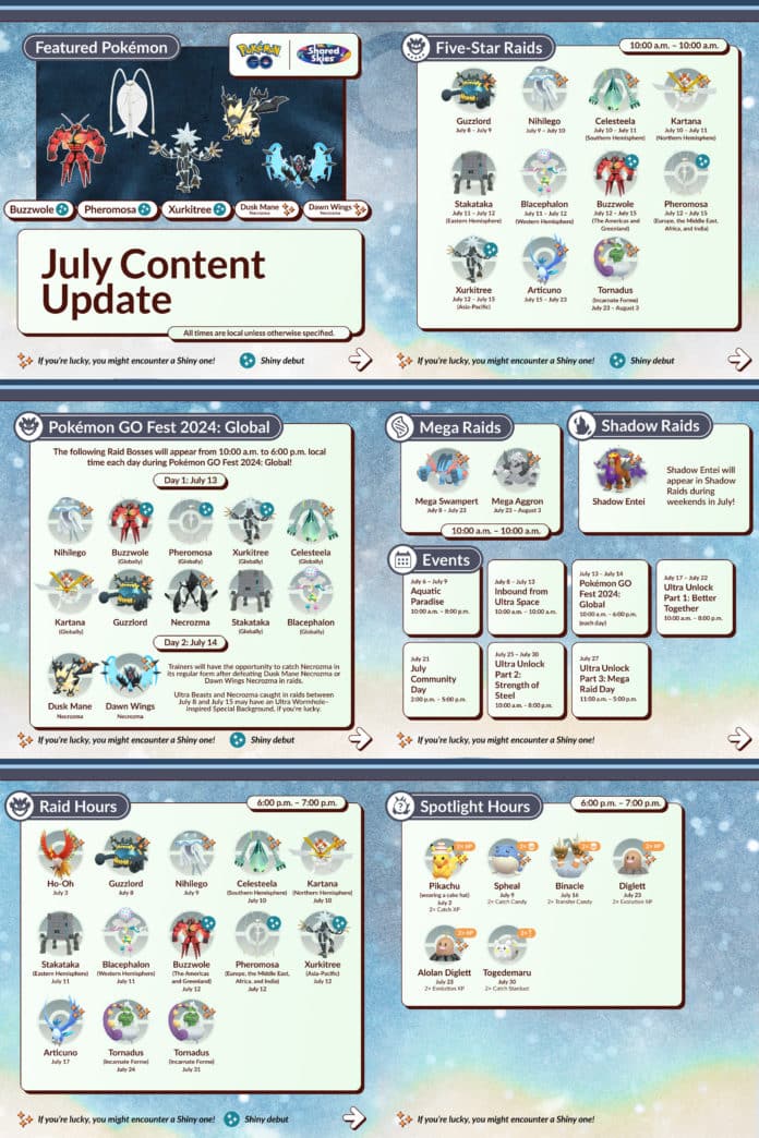 Pokémon GO July 2024 Events Guide | Pokémon GO Hub