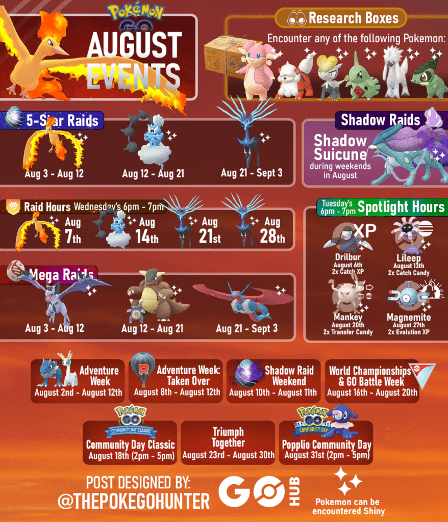 Pokémon GO August 2024 Events Guide | Pokémon GO Hub