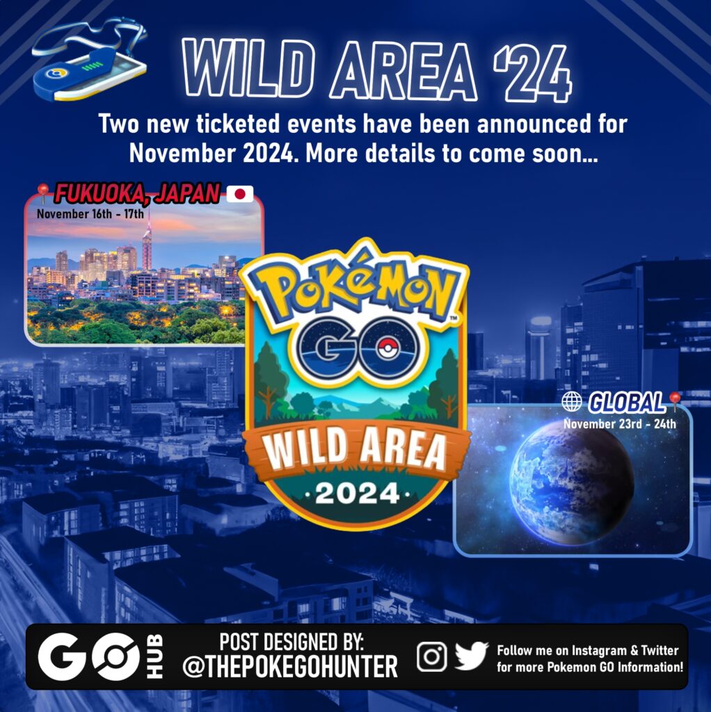 Pokémon GO Wild Area: Fukuoka, Japan and Global Event | Pokémon GO Hub