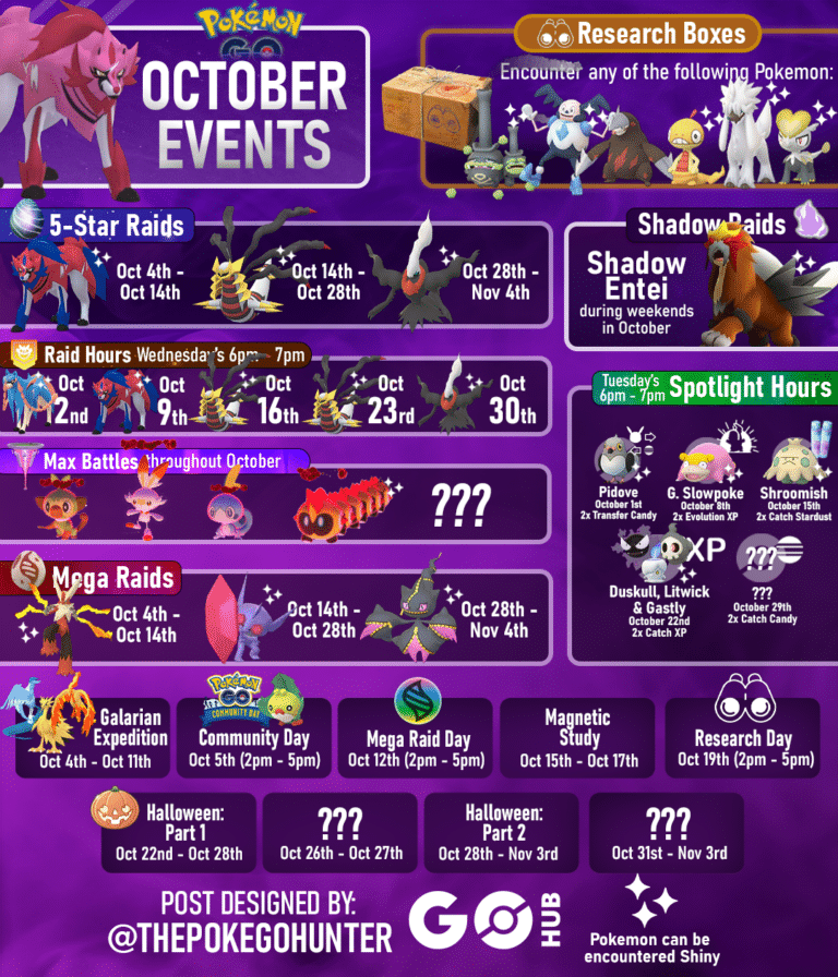 Pokémon GO October 2024 Events Guide | Pokémon GO Hub