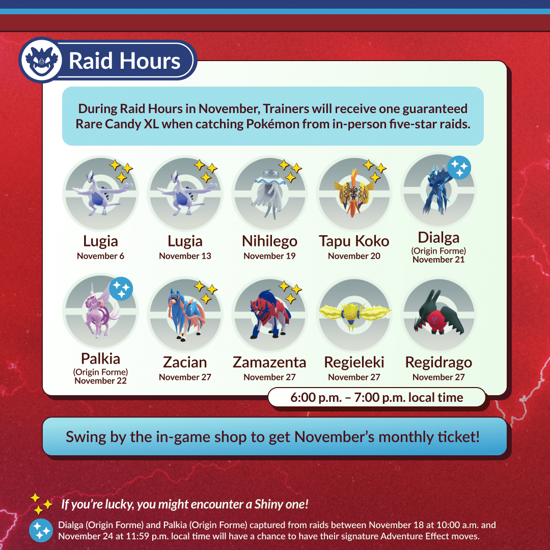 Pokémon GO November 2024 Event Guide | Pokémon GO Hub