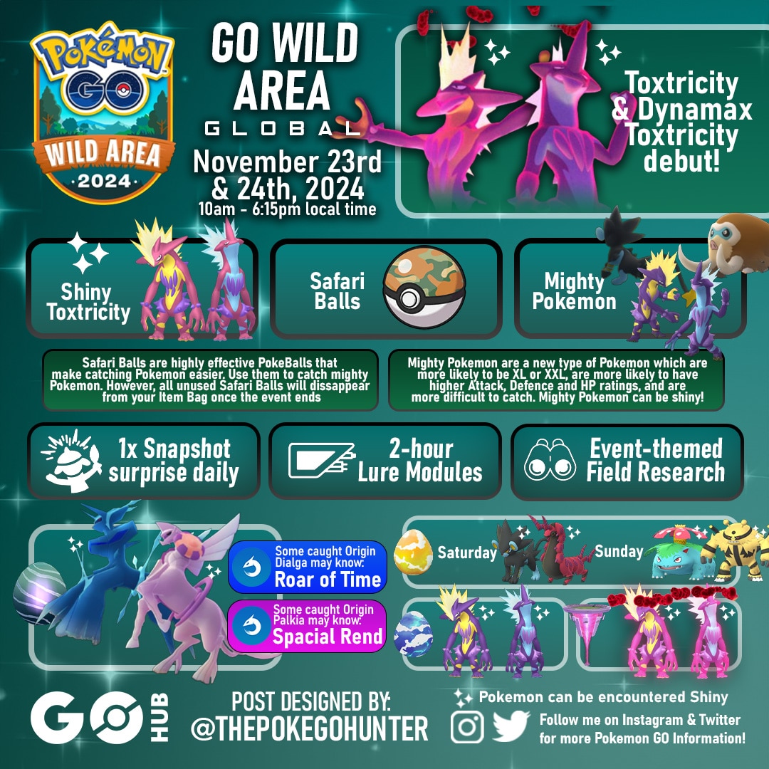 Pokémon GO Wild Area 2024 : mondial - News 24
