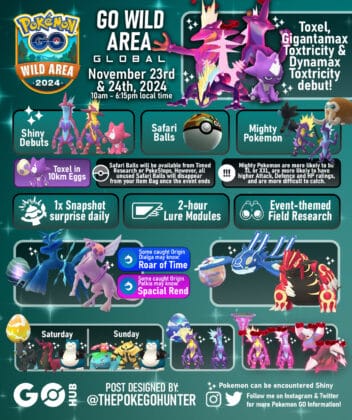 Pokémon GO Wild Area 2024: Global | Pokémon GO Hub
