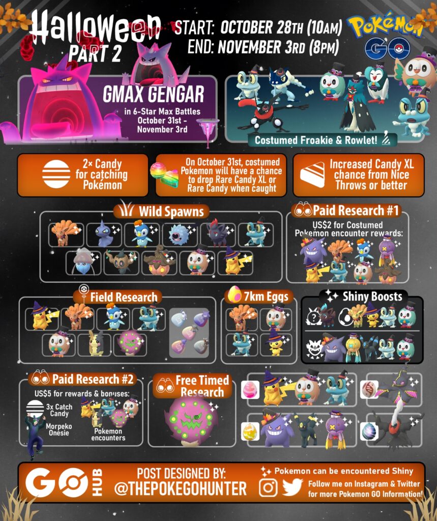Pokémon GO Halloween 2024: Part Two | Pokémon GO Hub