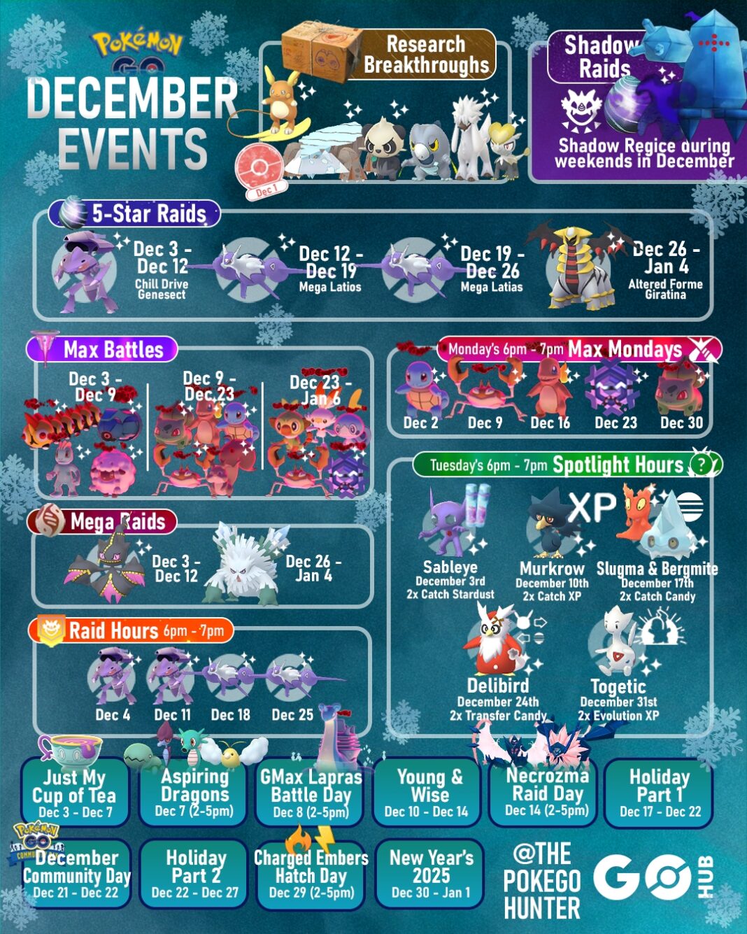 Pokémon GO December 2024 Events | Pokémon GO Hub