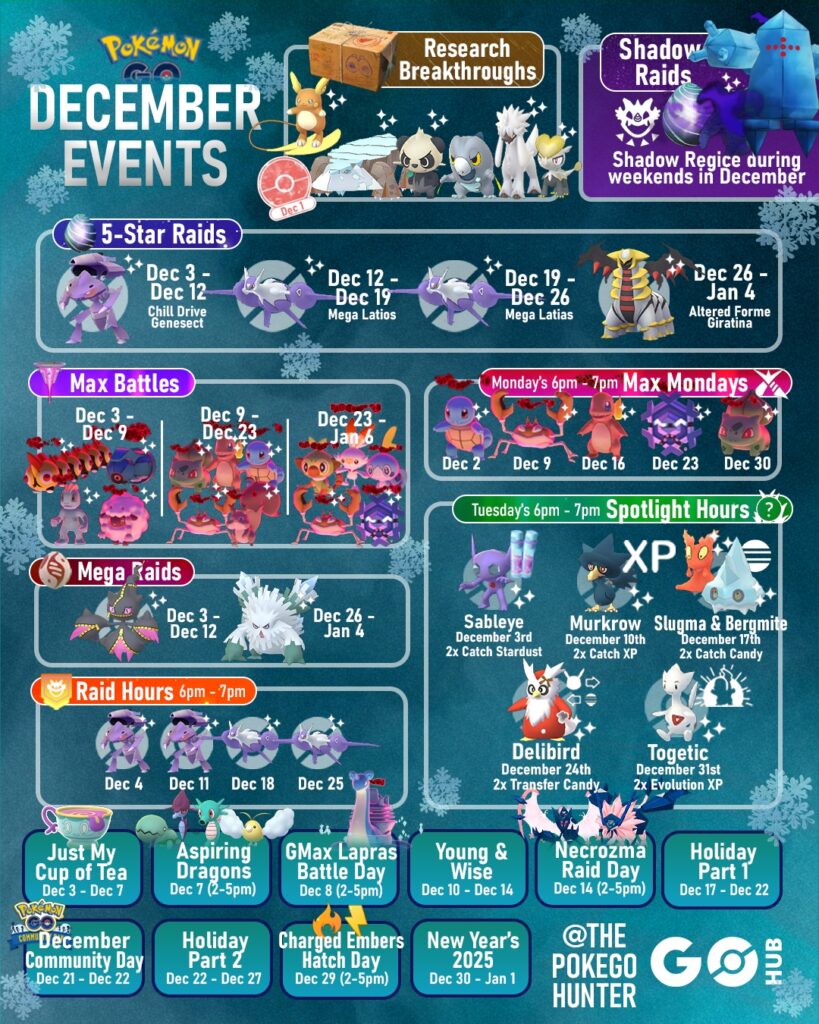 Pokémon GO December 2024 Events | Pokémon GO Hub