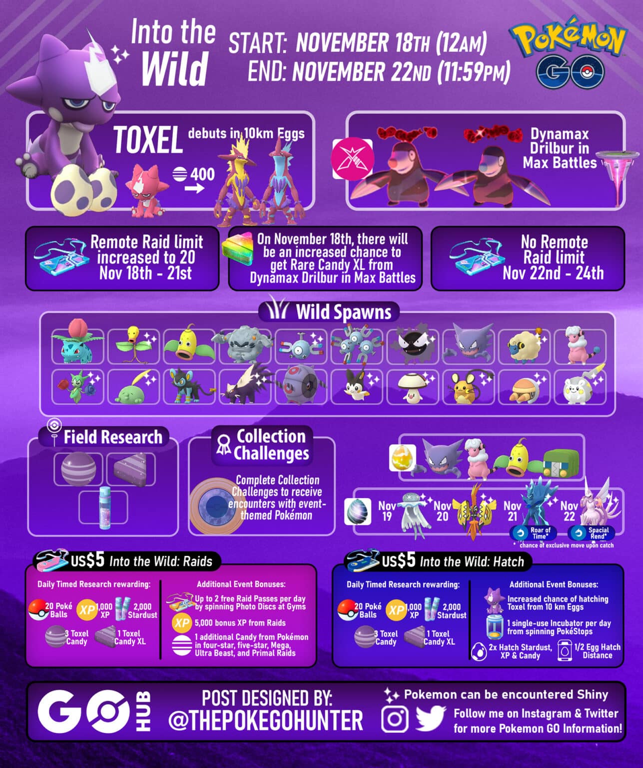 Into the Wild (Pokémon GO event) | Pokémon GO Hub