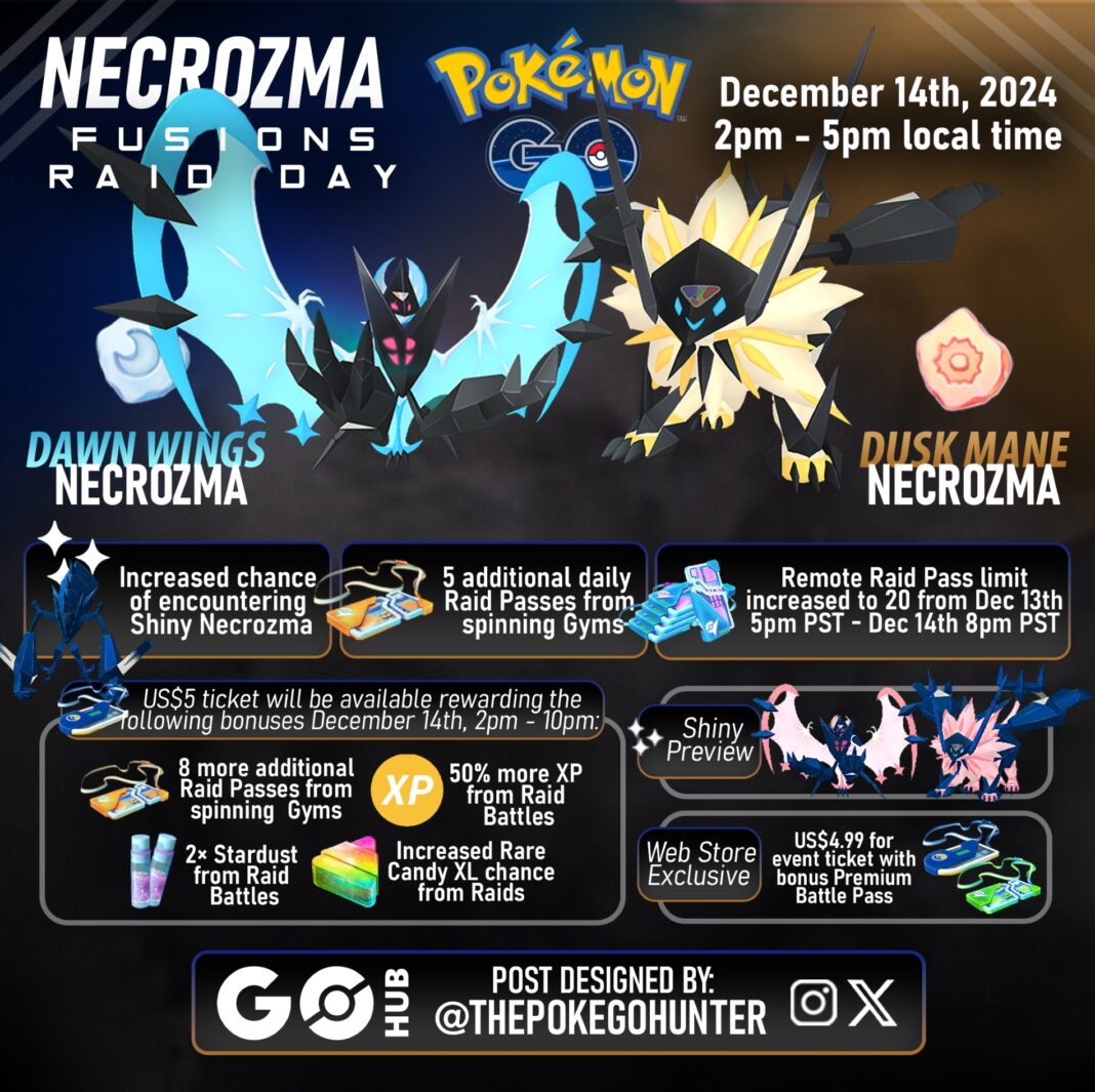 Necrozma Fusion Raid Day | Pokémon GO Hub