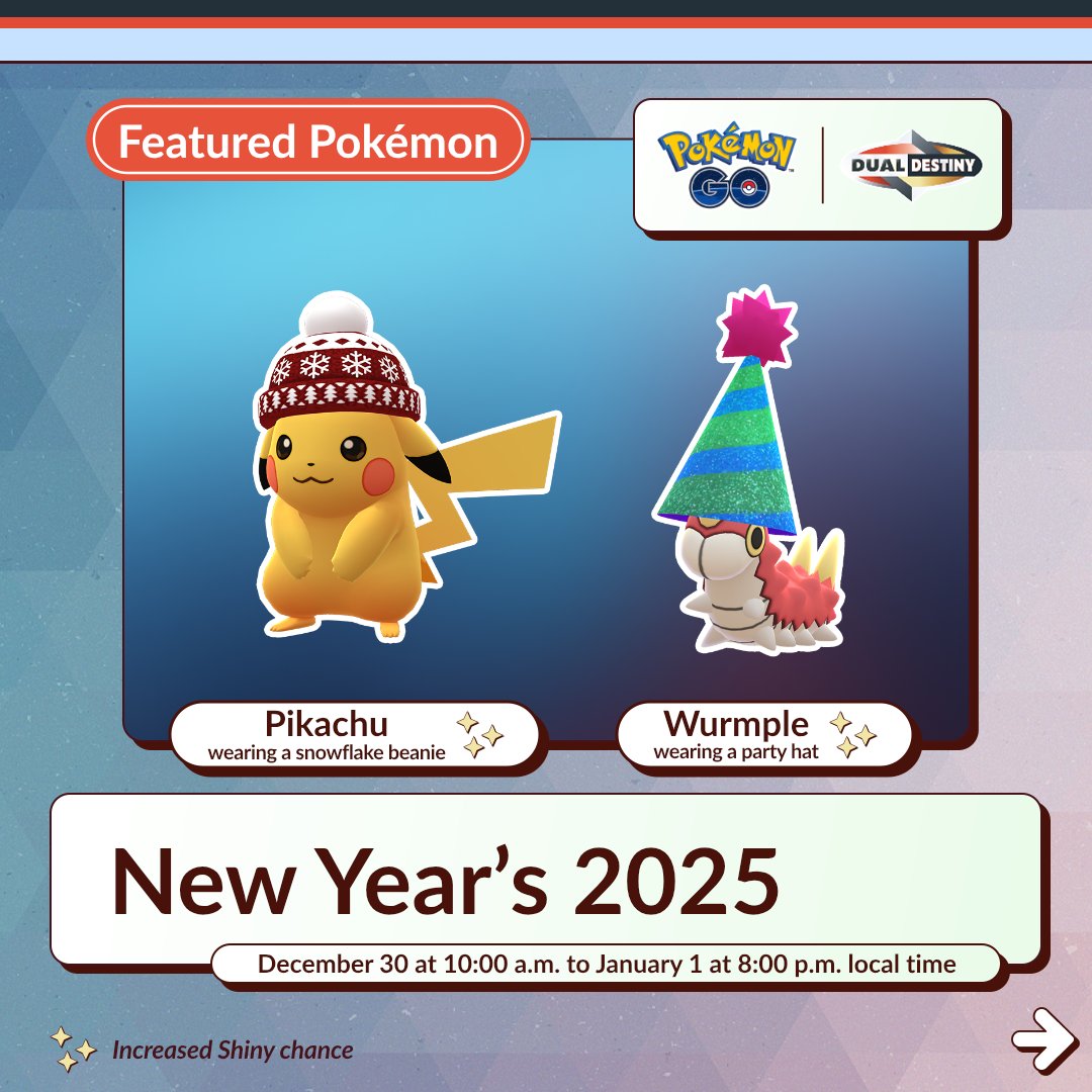 Pokémon GO New Year Event (2025) | Pokémon GO Hub