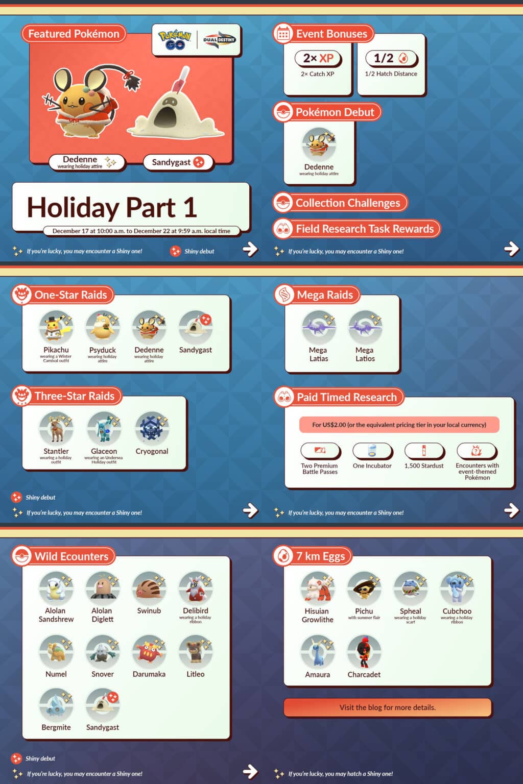 Pokémon GO Holiday Part 1 (2024) | Pokémon GO Hub