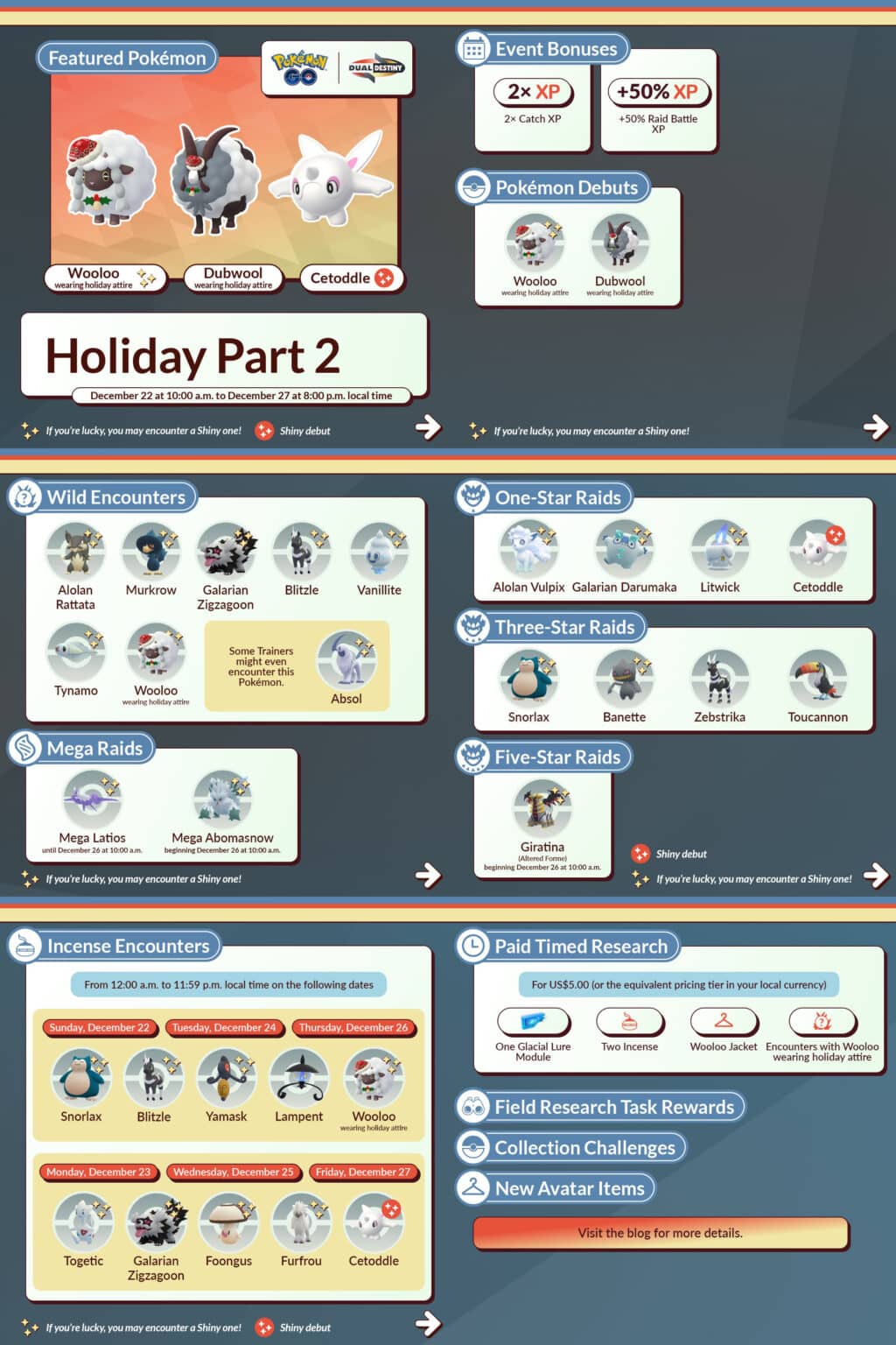Pokémon GO Holiday Part 2 (2024) | Pokémon GO Hub