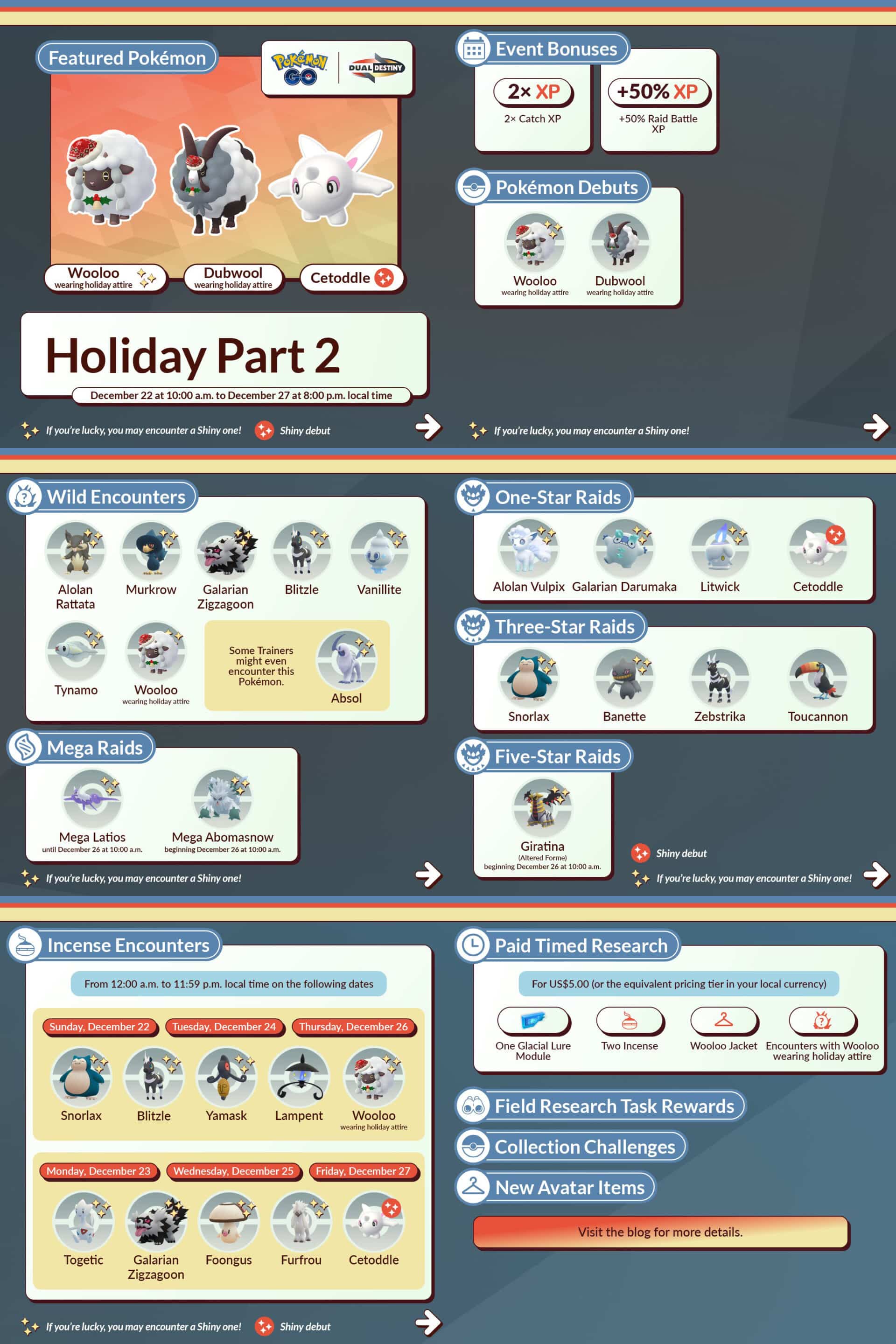 Pokémon GO Holiday Part 2 (2024) | Pokémon GO Hub