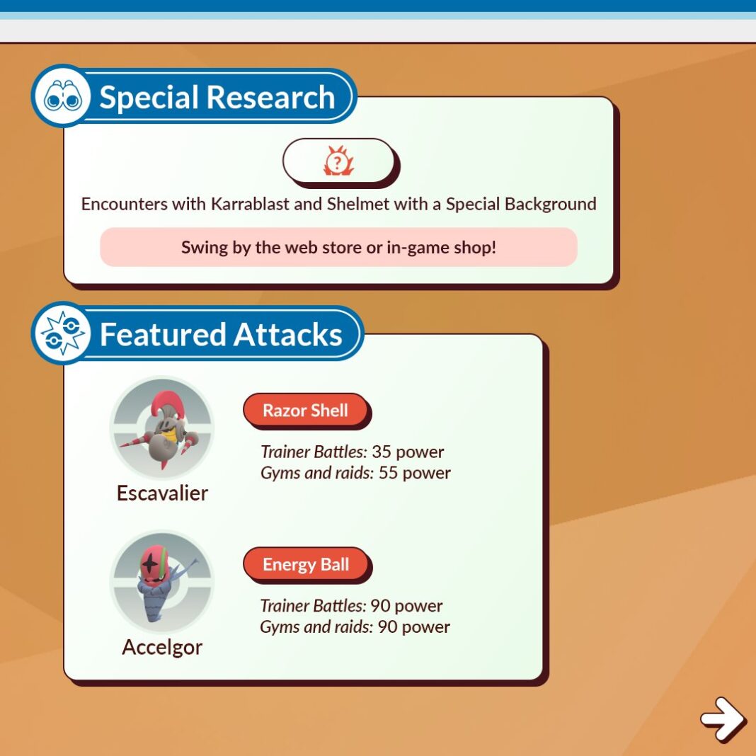 Karrablast and Shelmet Community Day (February 2025) | Pokémon GO Hub