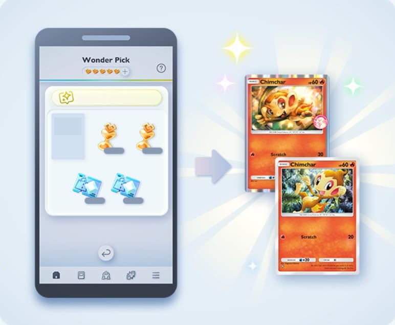 Pokémon TCG Pocket: Chimchar & Togepi Wonder Pick Event Part 1 & 2 ...
