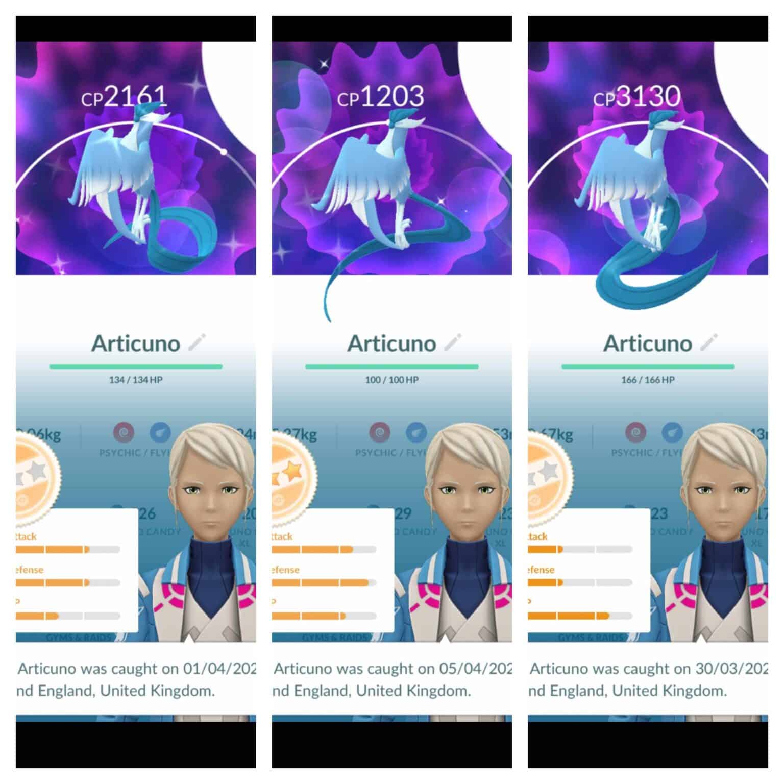 Pokémon GO Trainer Matt Catches Three Shiny Galarian Articuno in One ...